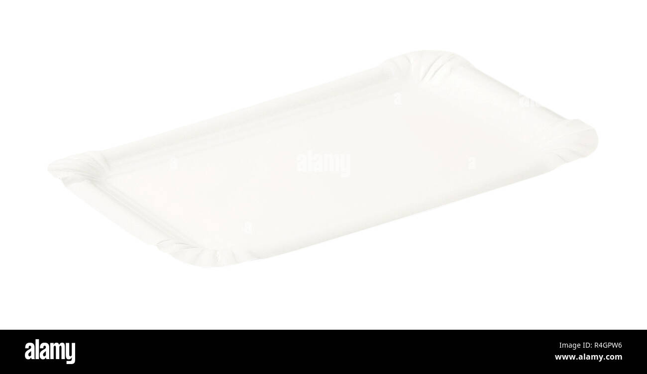 rectangle paper plate Stock Photo - Alamy