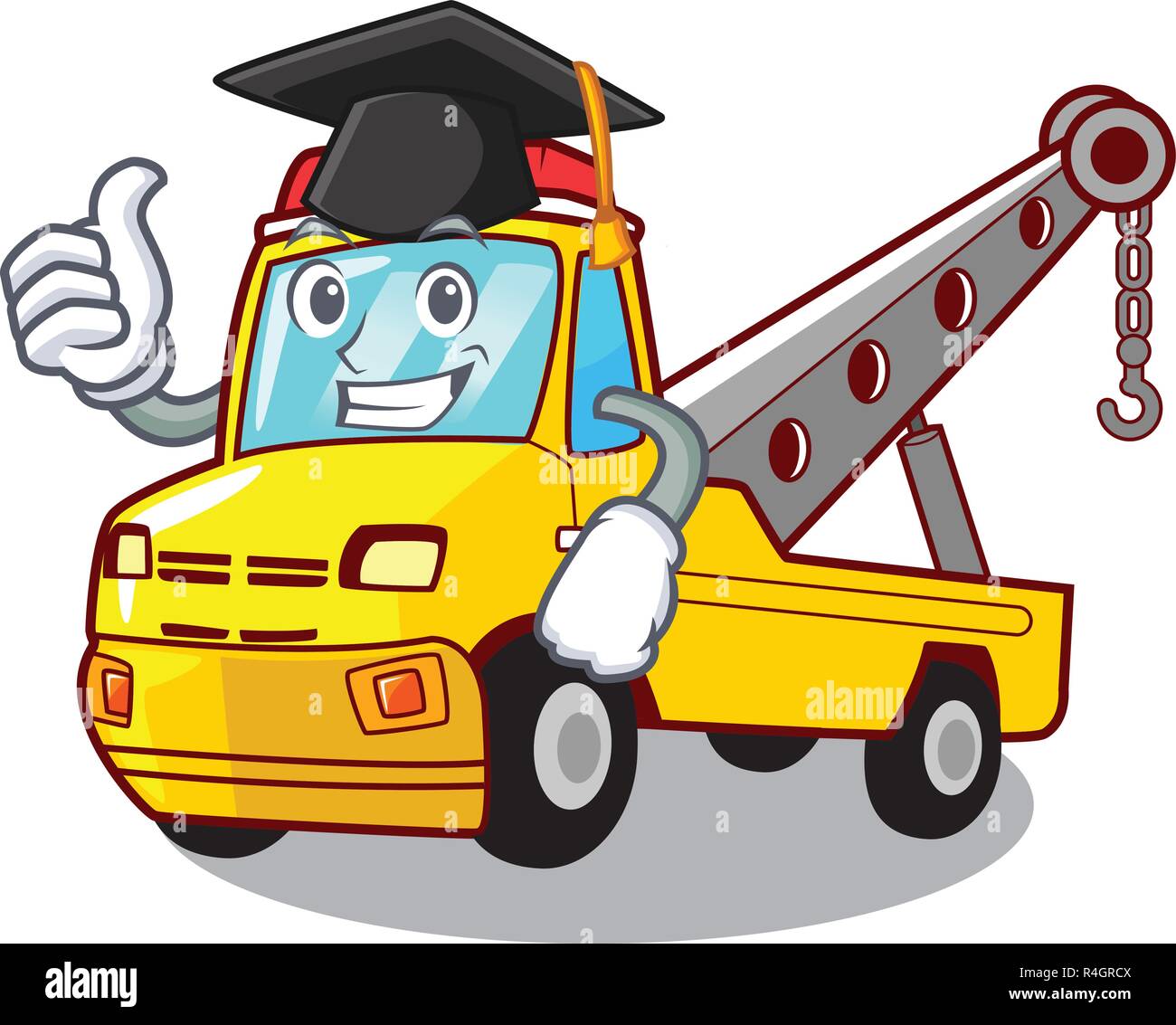 Tow truck cartoon Stock Vector Images - Alamy