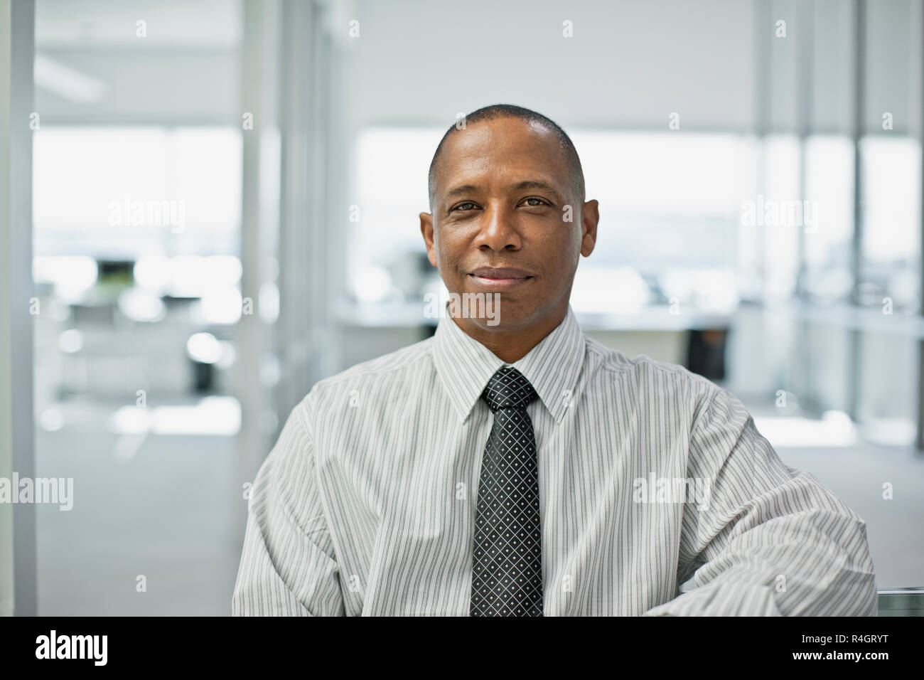 Businessman in his office Stock Photo - Alamy