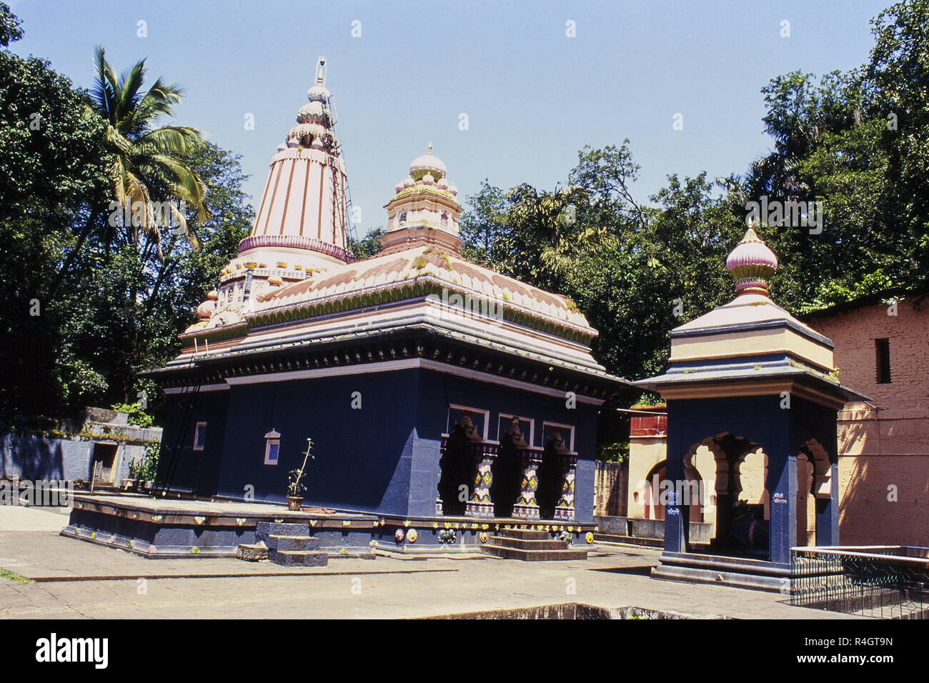 Exterior of Lord Shiva Temple, Baneshwar, Pune, Maharashtra, India ...