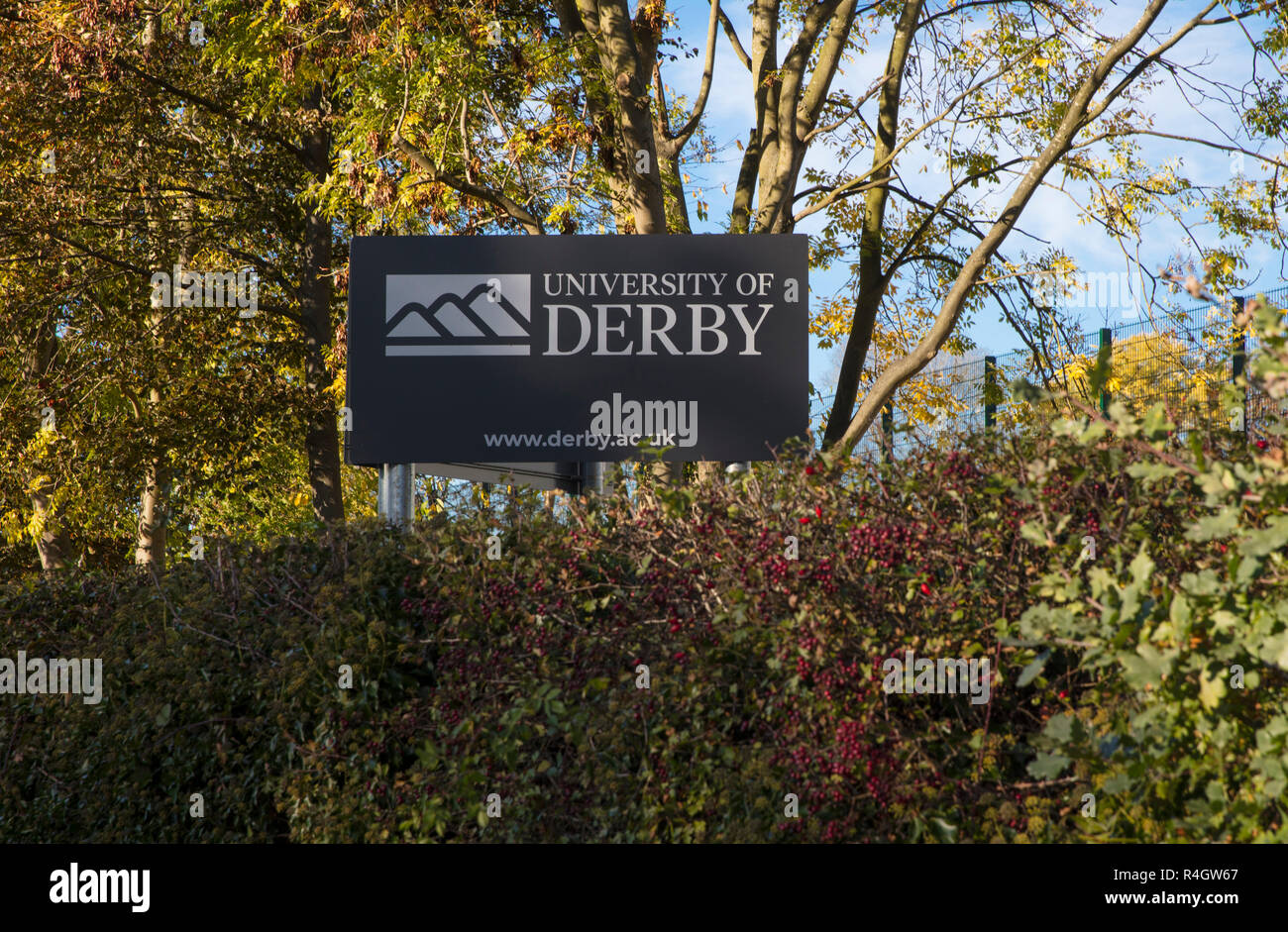University of derby logo hi-res stock photography and images - Alamy