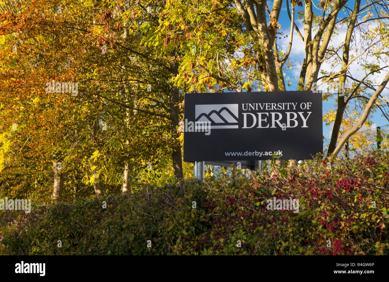University of derby logo hi-res stock photography and images - Alamy