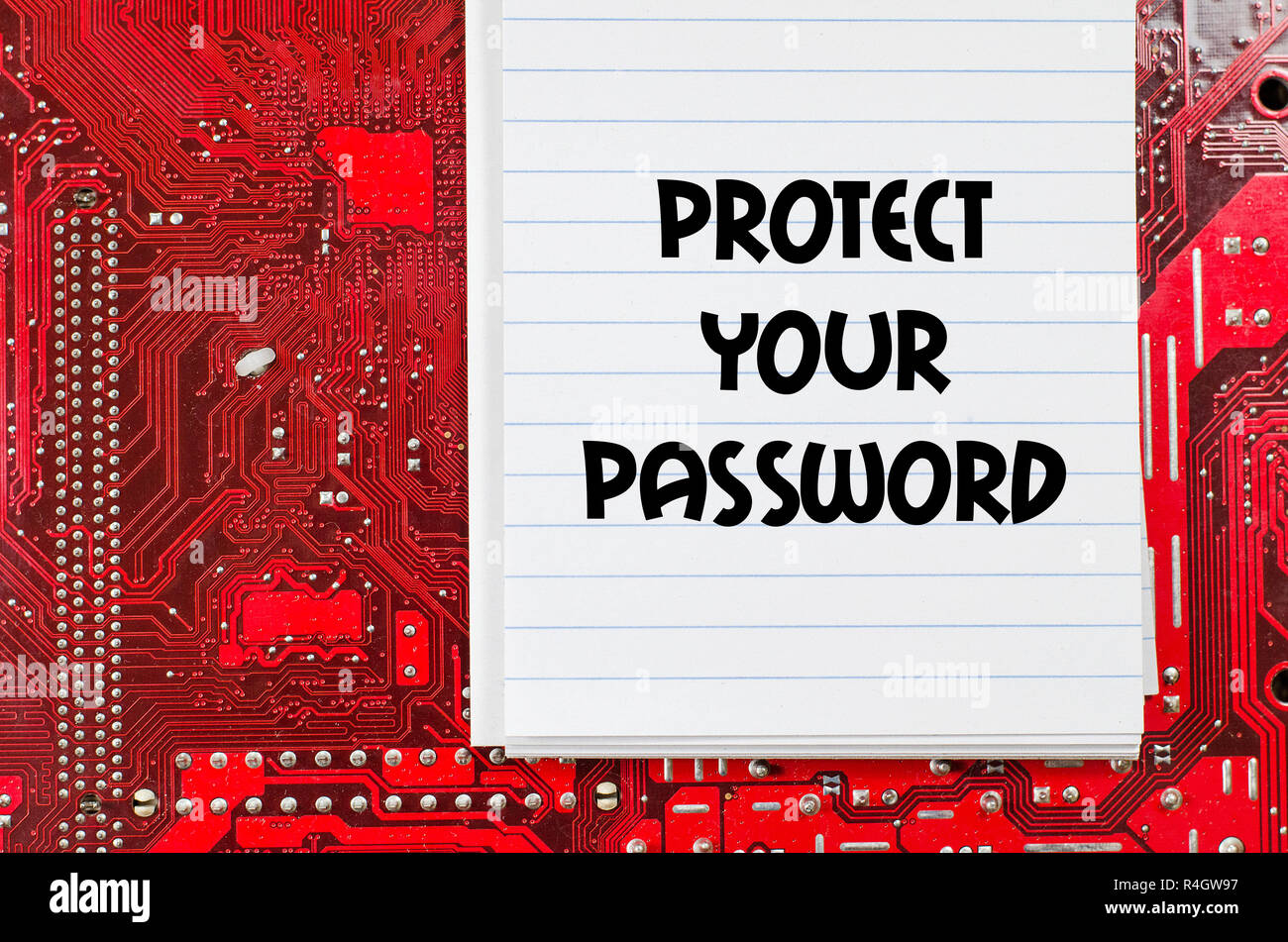 Password post it hi-res stock photography and images - Alamy