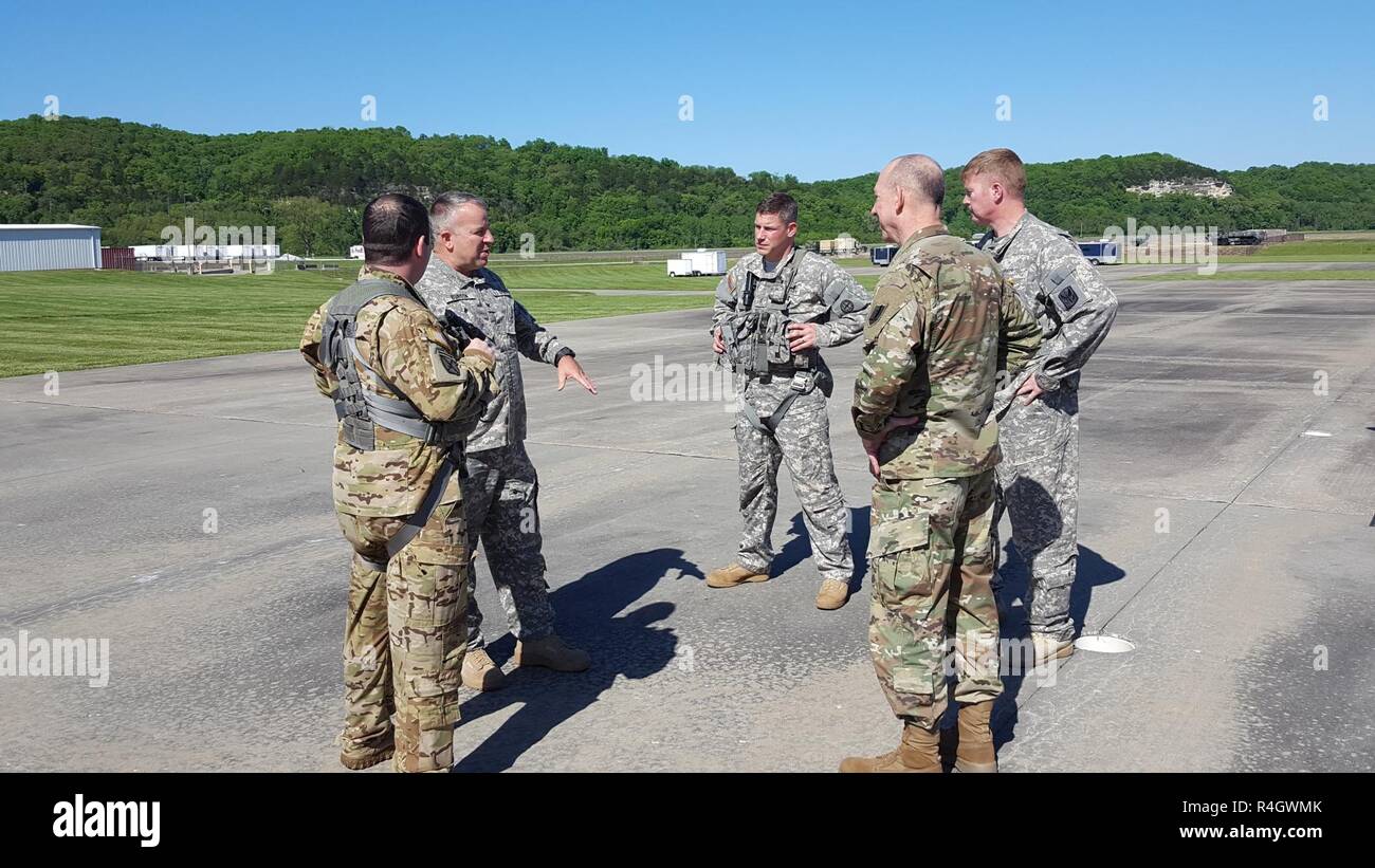 Missouri Army National Guard Brig. Gen. David Boyle, director of the ...