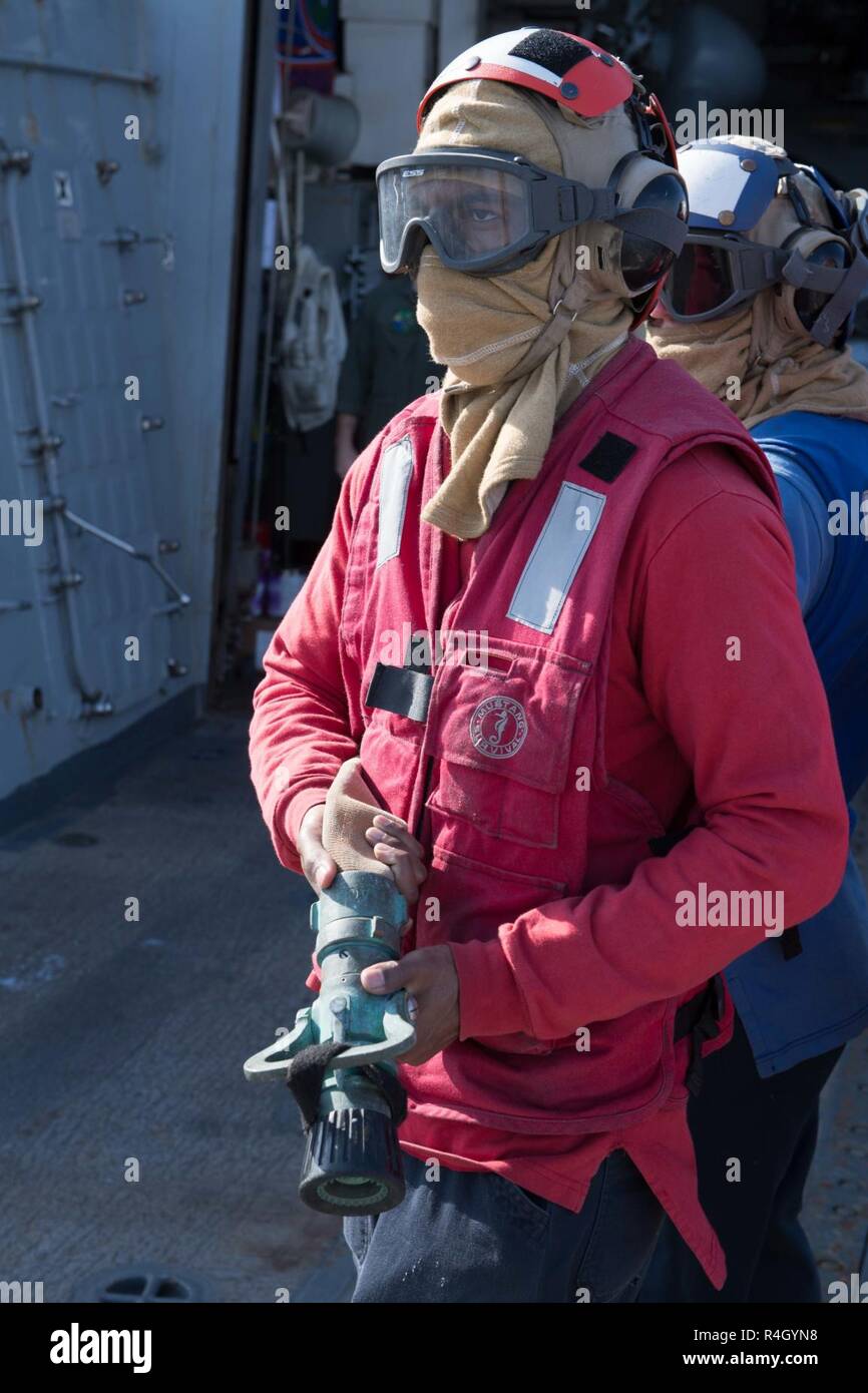 MEDITERRANEAN SEA (Sept. 27, 2018) Fire Controlman (Aegis) 2nd Class ...