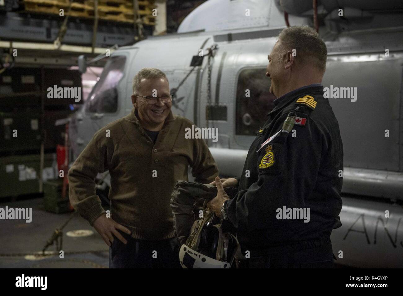 ATLANTIC OCEAN (Sept. 27, 2018) Royal Canadian Navy Capt. Christopher ...