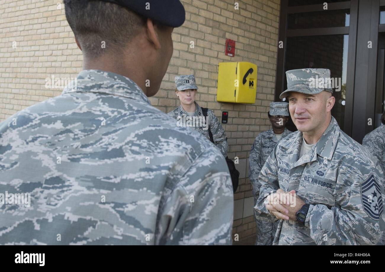 U.S. Air Force Chief Master Sergeant Anthony Cruz Munoz, Command Chief Master Sergeant of 3rd ...