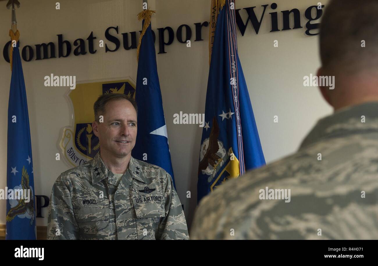 U.S. Air Force Maj. Gen. John M. Wood, Commander of 3rd Air Force ...