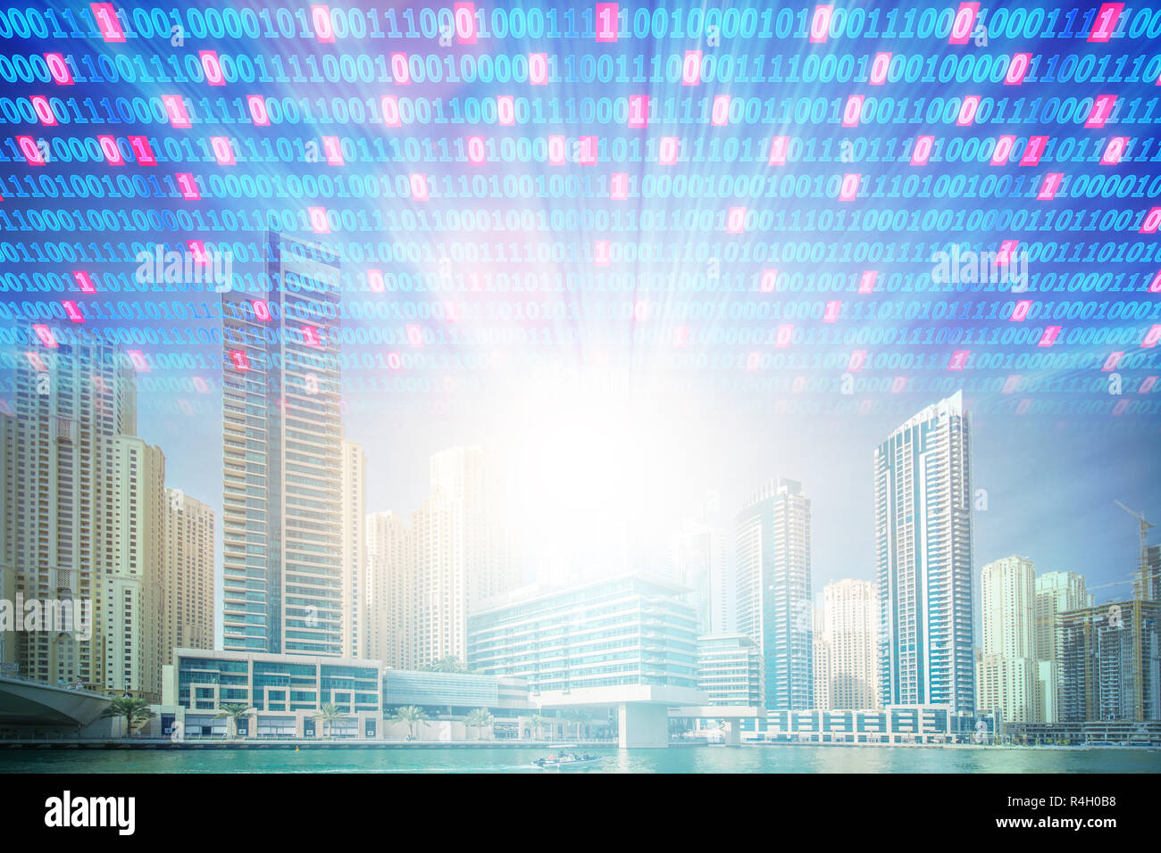 Concept of modern digital city and innovation Stock Photo - Alamy