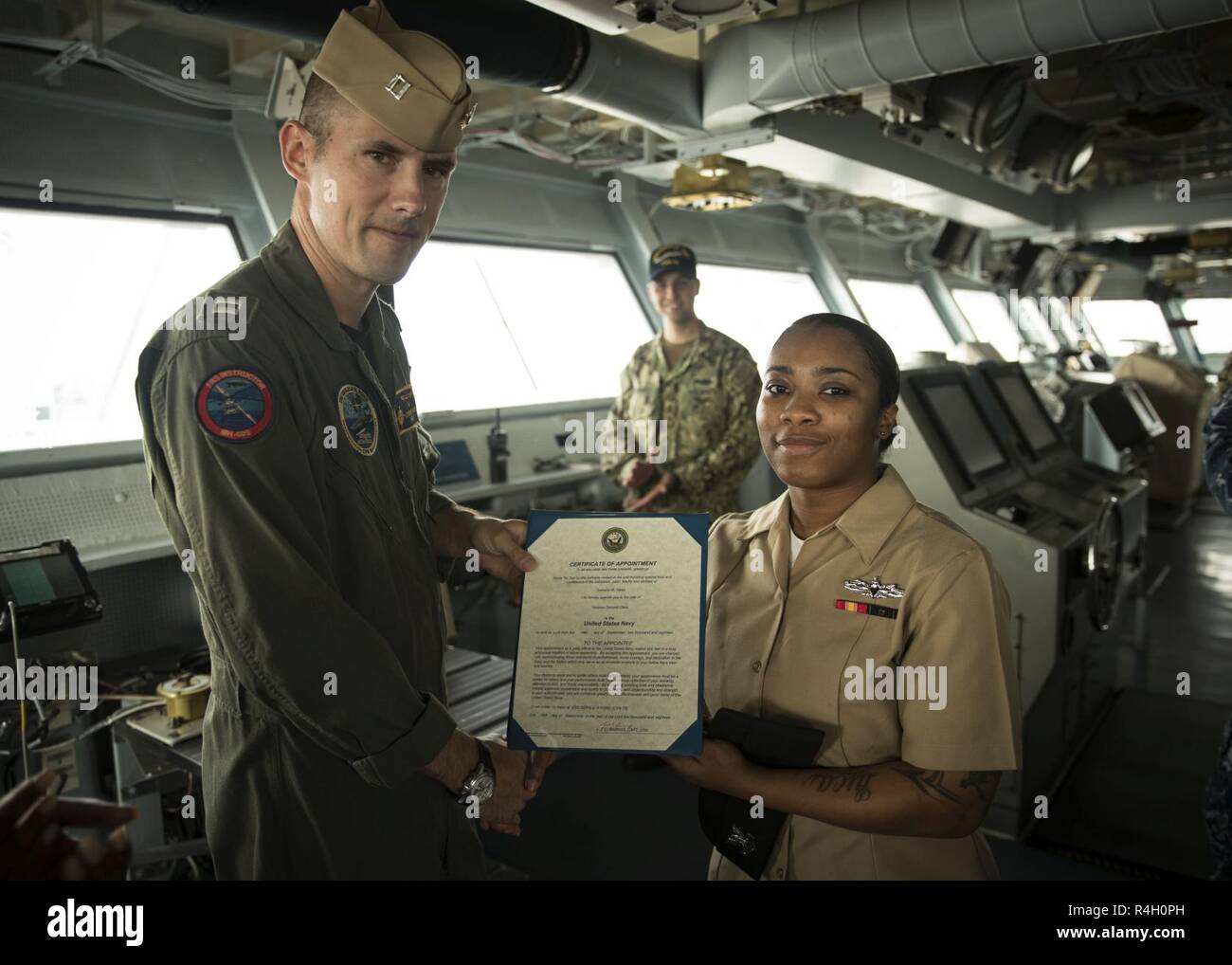 NEWPORT NEWS, Va. (Sept. 26, 2018) Yeoman 2nd Class Samaria Yates, from ...