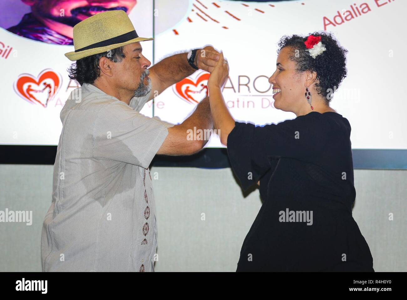 Latin dancers from Florence, S.C., perform a variety of Hispanic dances ...