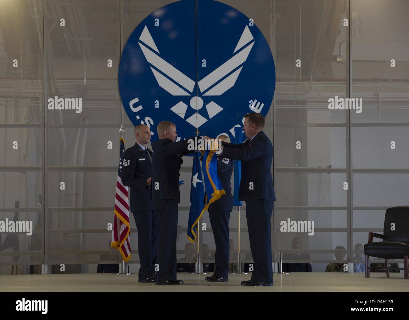 Maj. Gen. Andrew A. Croft, (left) 12th Air Force commander, and Mj. Gen ...