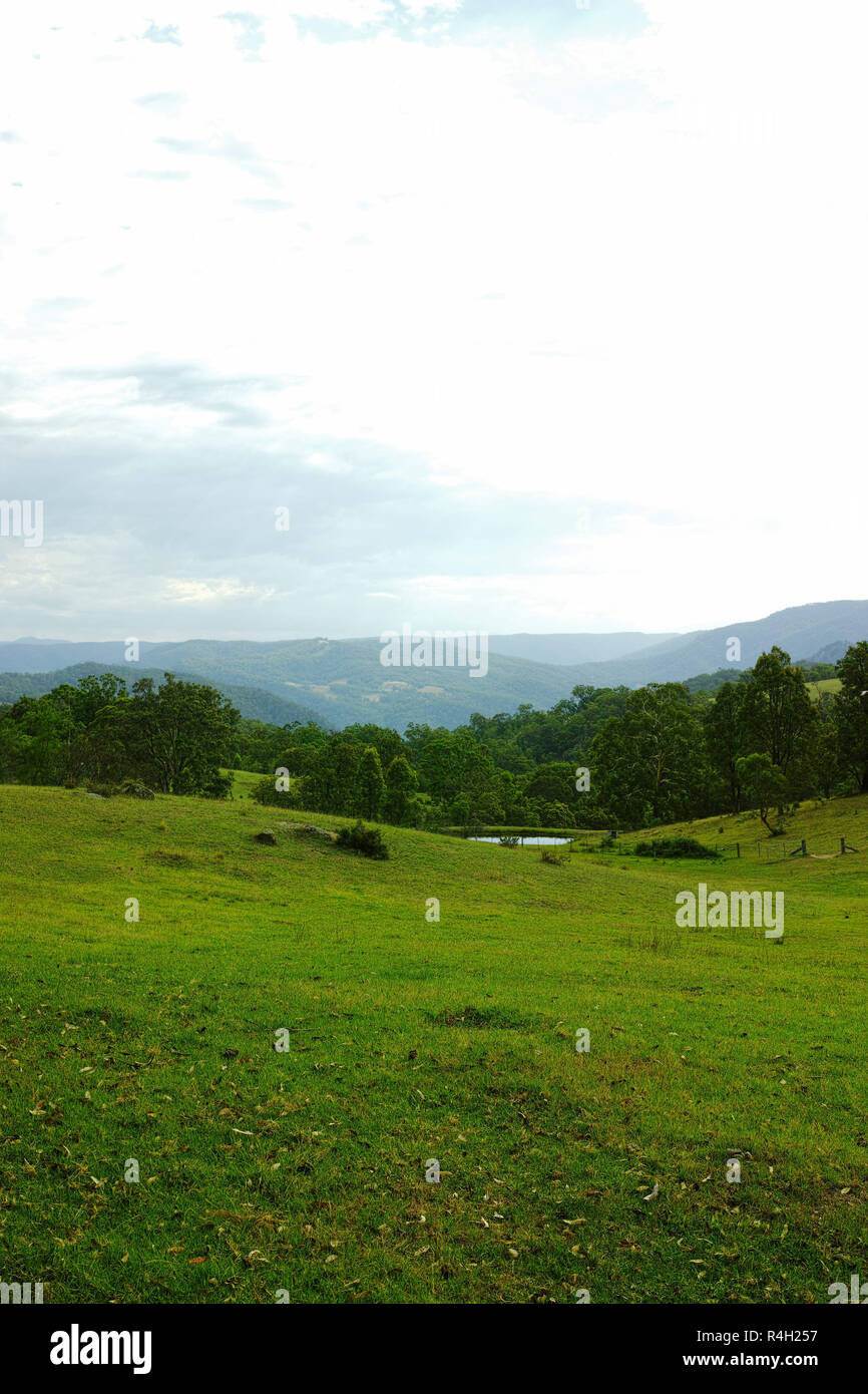 Mountain valley landscape, Australia Stock Photo - Alamy
