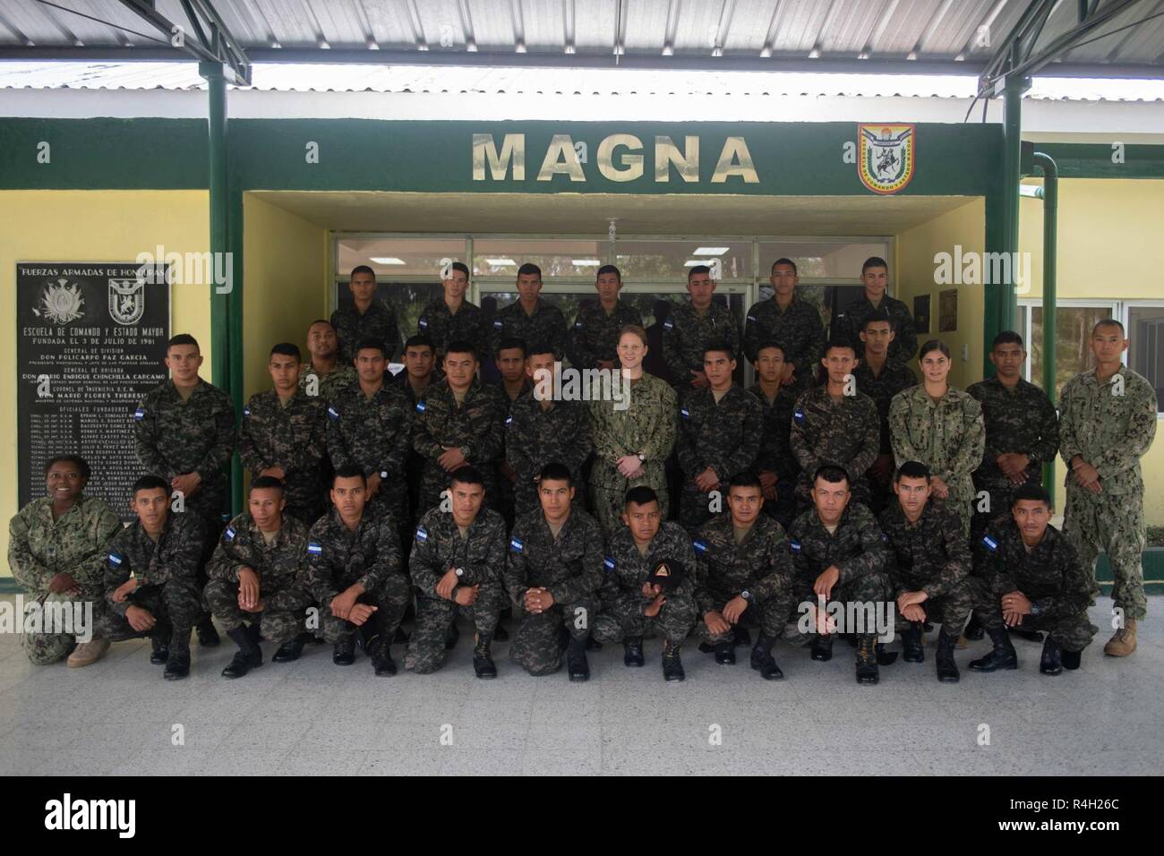 TEGUCIGALPA, Honduras (Sept. 21, 2018) U.S. Navy Sailors assigned to ...