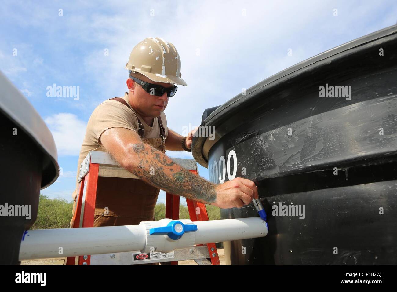 U s naval mobile construction battalion nmcb 26 hi-res stock ...