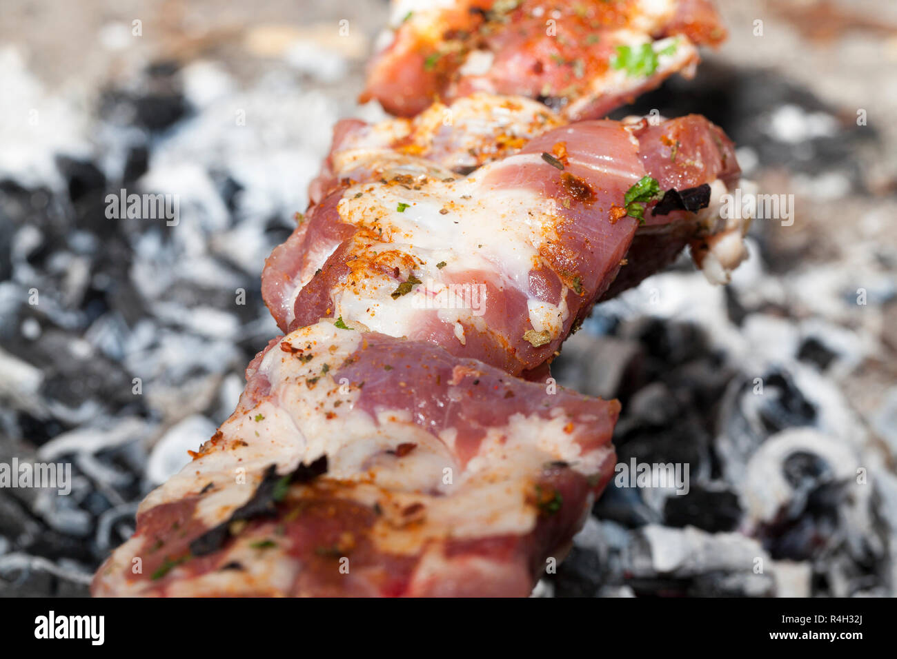 cooking meat Photo Stock Photo - Alamy