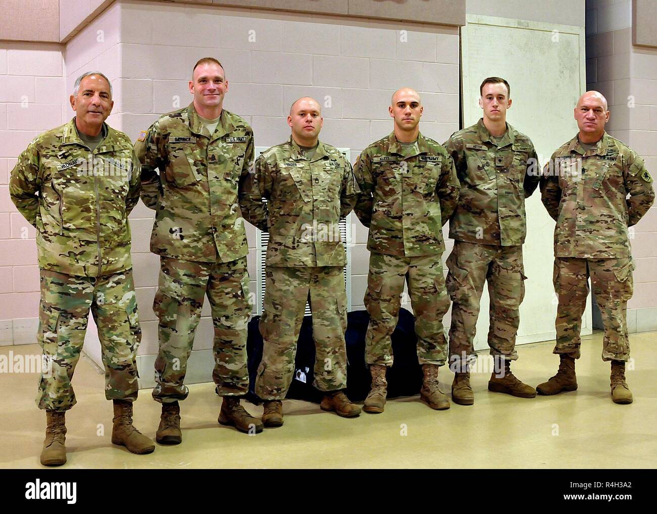 The winners of Michigan National Guard Best Warrior competition pose ...