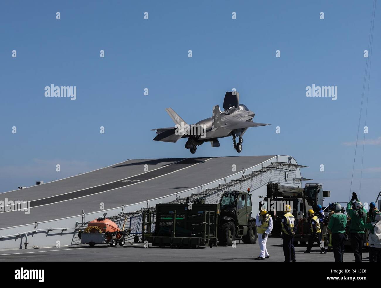 Royal Navy Cmdr. Nathan Gray, test pilot with the F-35 Integrated Test ...