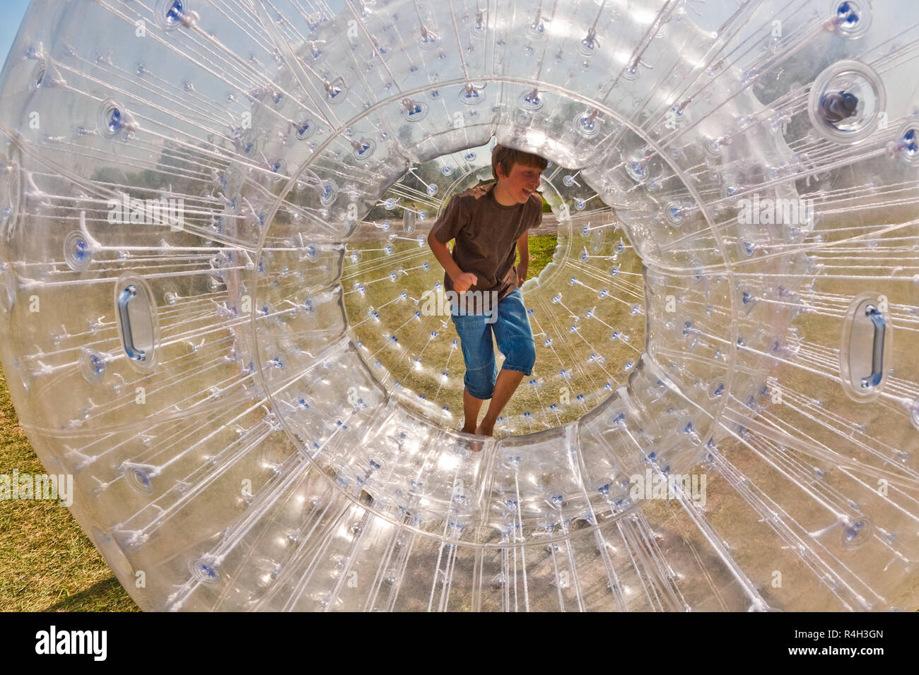 Zorbing time hi-res stock photography and images - Alamy