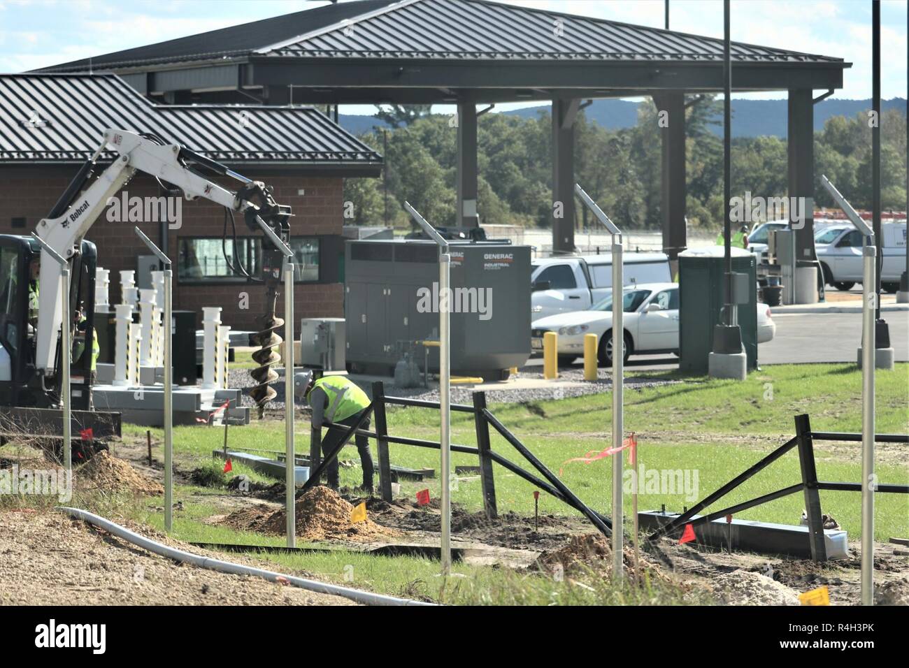Workers with Catamount Constructors, Inc. of Lakewood, Colo., continue ...