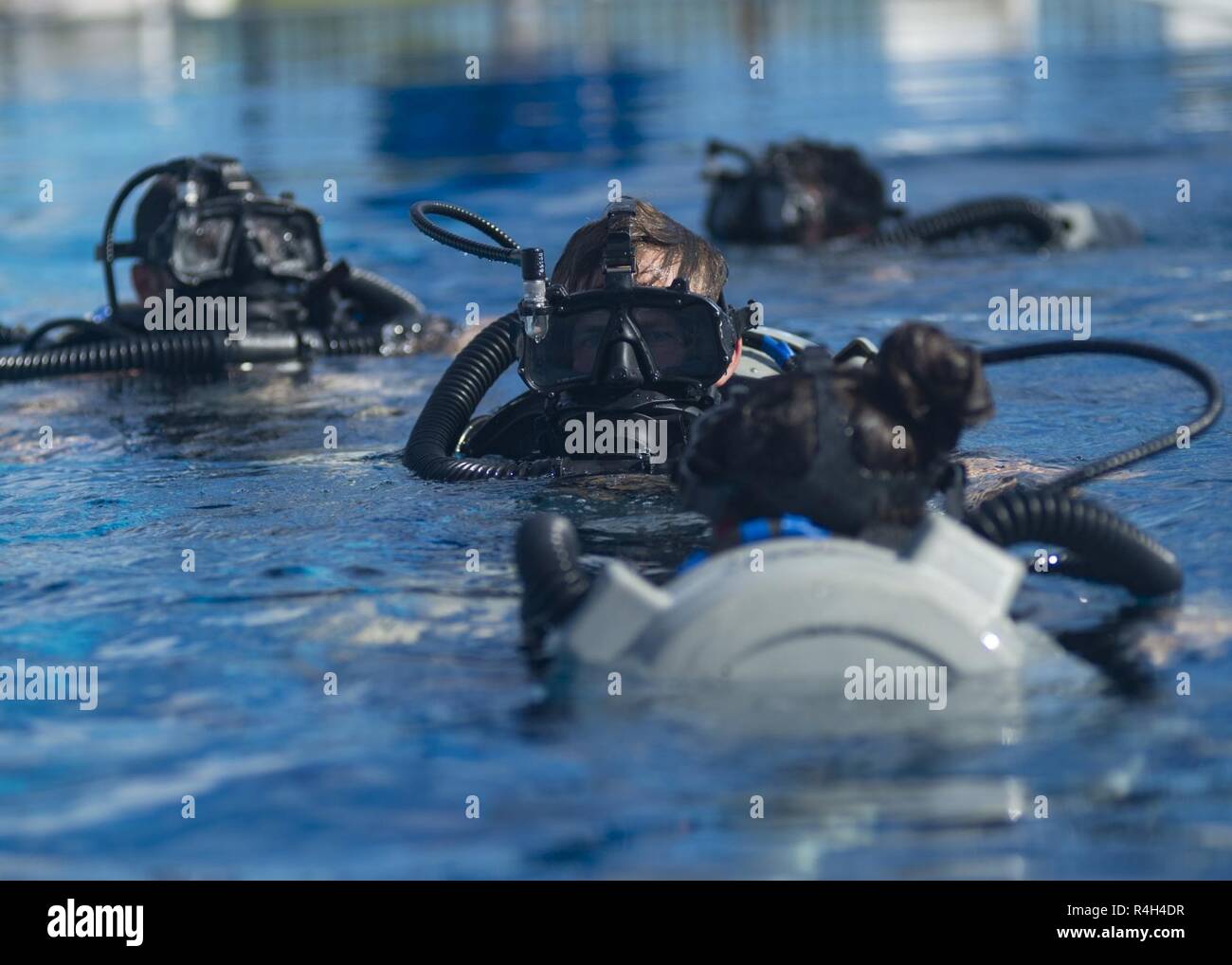 Naval Base Guam, Guam (Oct. 01, 2018) Sailors assigned to Explosive ...