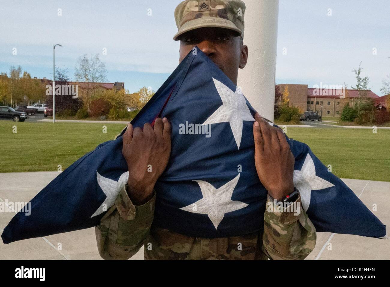 Army Sgt. Mar’Ta Harden, a native of Chicago, Ill., assigned to the ...