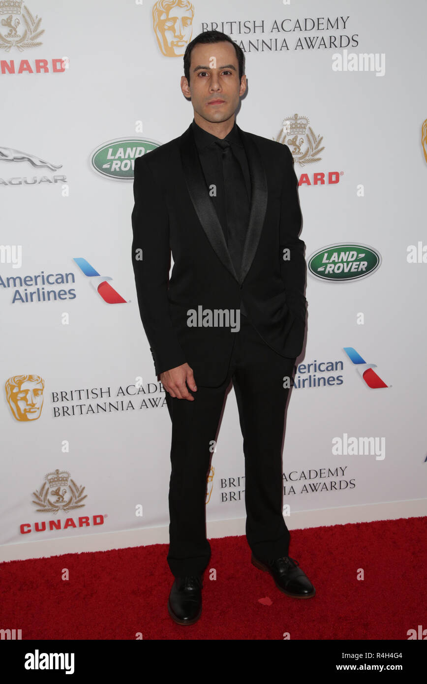 Celebrities attend 2018 British Academy Britannia Awards at The Beverly ...