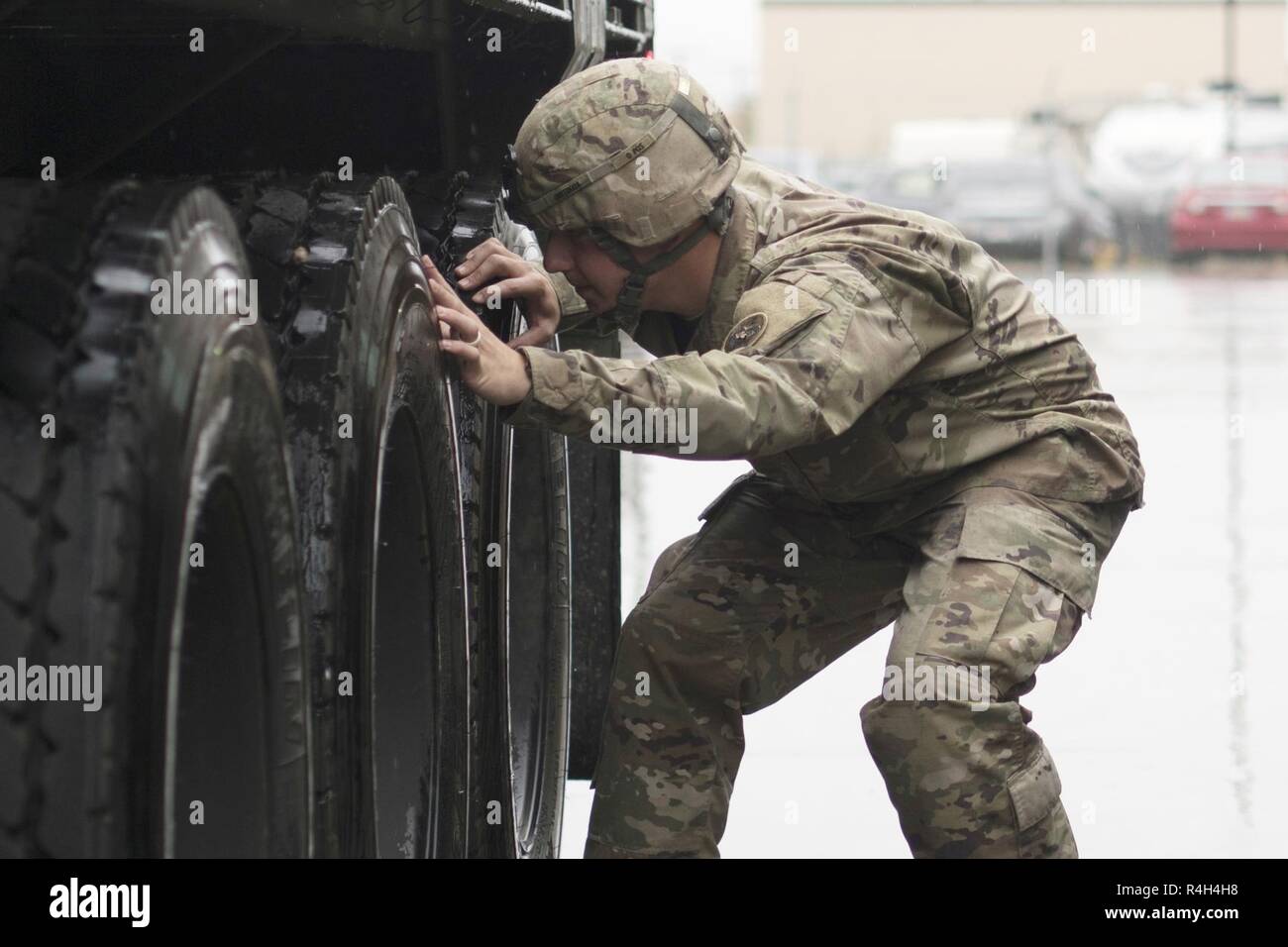 Army Spc. Chace Obermueller, a native of Ogden, Utah, assigned to the ...