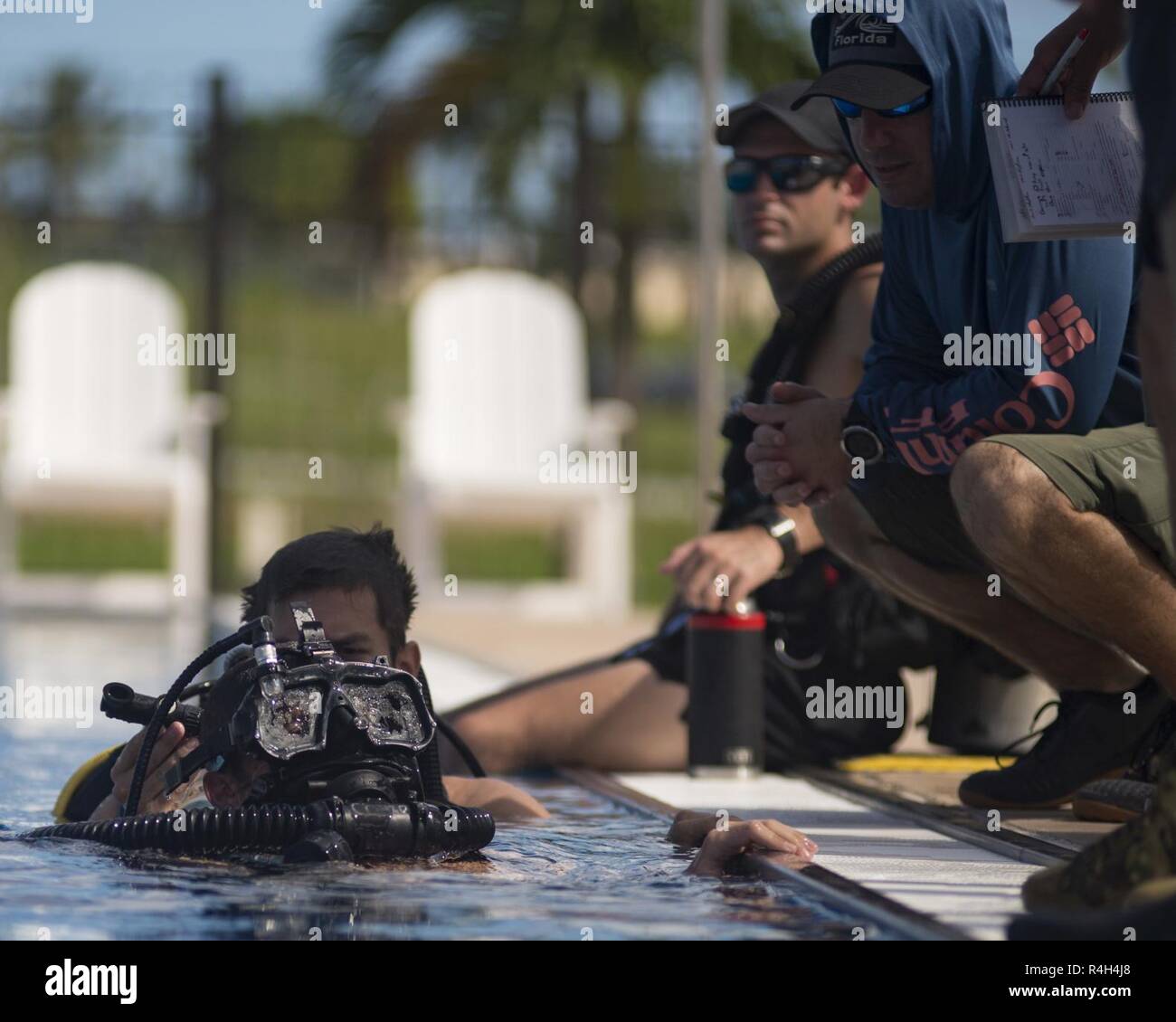 Naval Base Guam, Guam (Oct. 01, 2018) Sailors assigned to Explosive ...