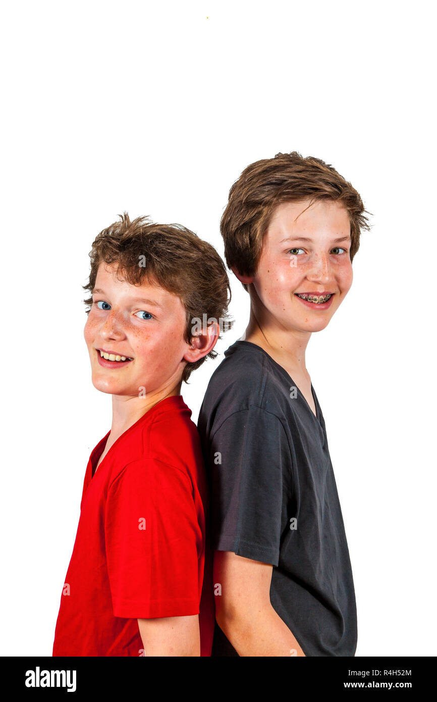 happy brothers hugging Stock Photo - Alamy