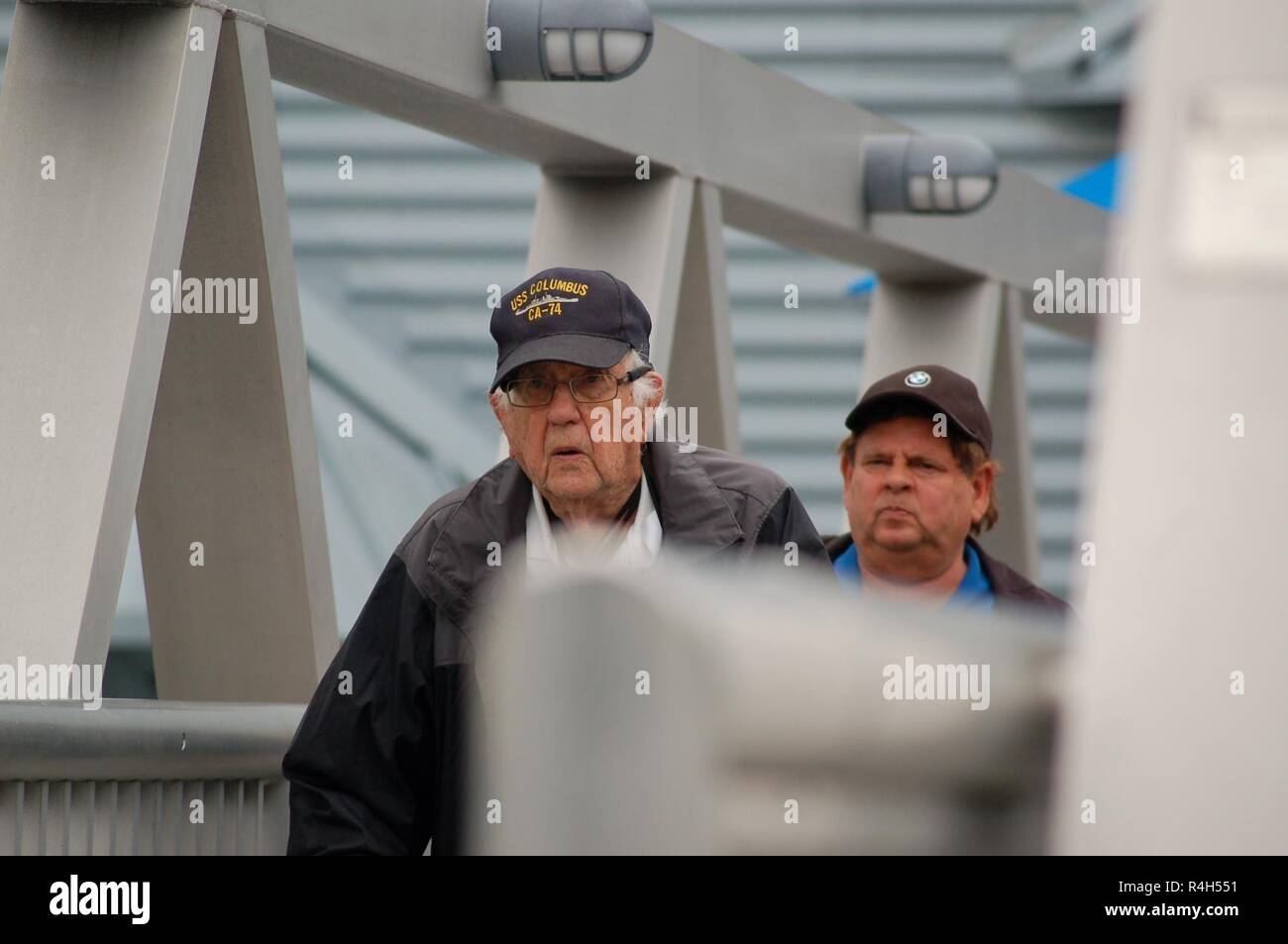 Veteran crewmembers from the USS Columbus (CA-74/CG-12) converged on ...