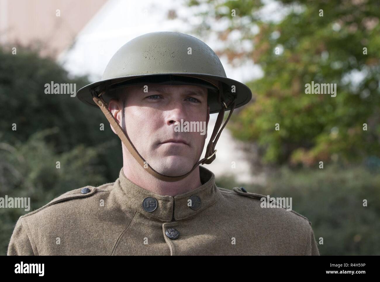 Members of the 1st Infantry Division serve as the U.S. Color Guard ...