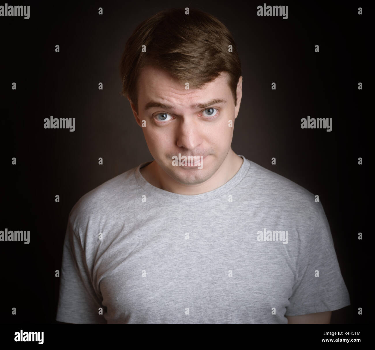 Crying eyes man hi-res stock photography and images - Alamy