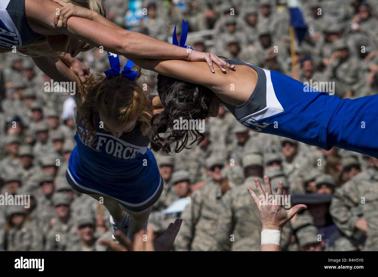 Us air force academy cheer hi-res stock photography and images - Alamy
