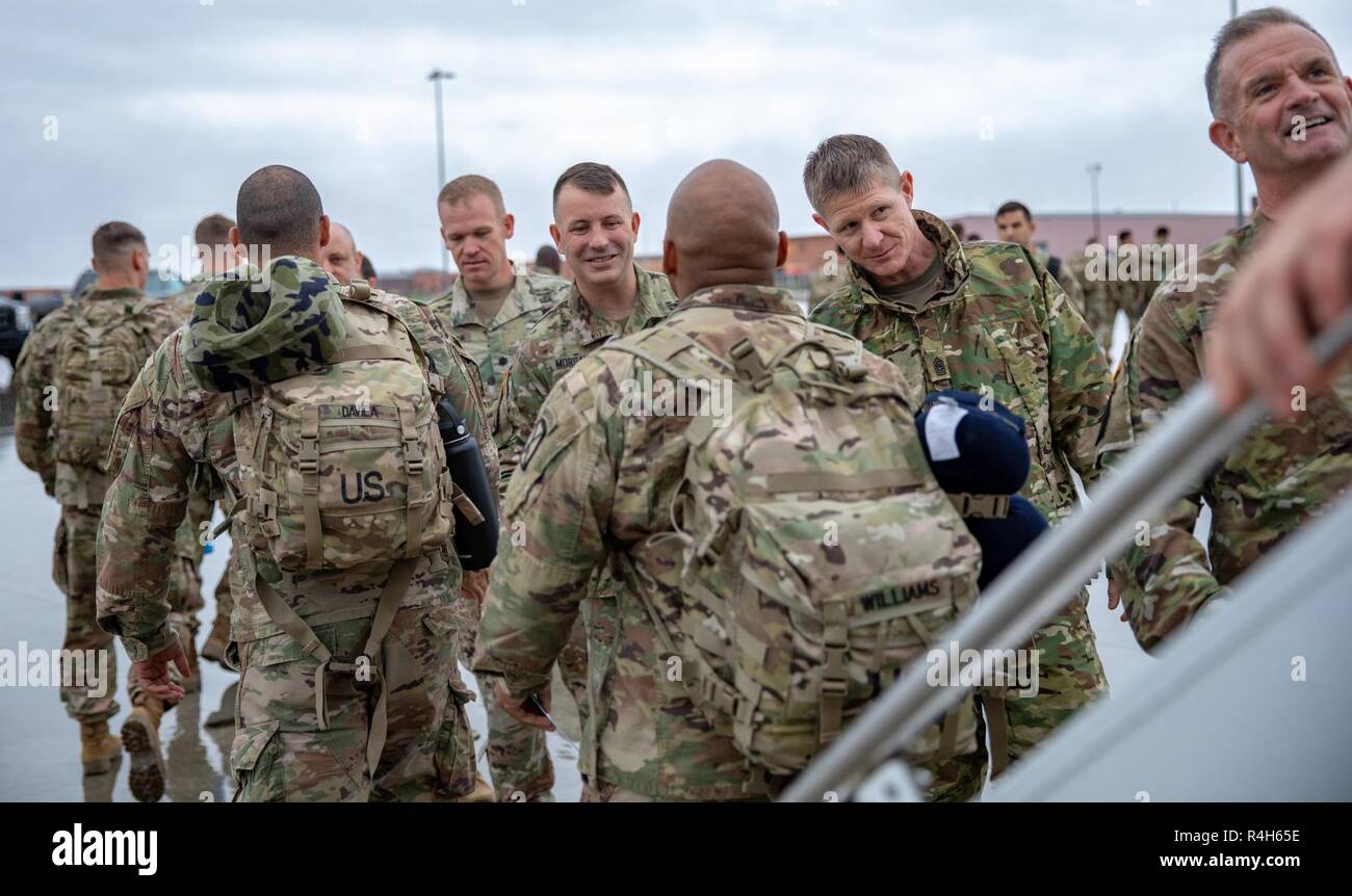 Soldiers with Attack Co., 1st Battalion, 32nd Infantry Regiment, 1st ...