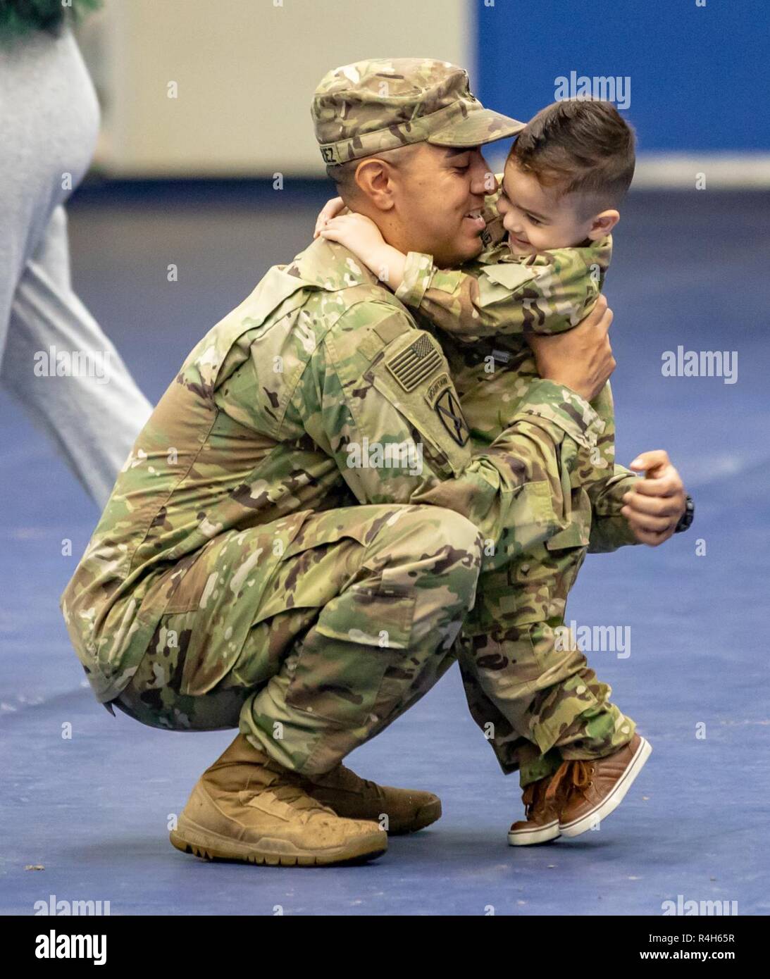 A Soldier with A Co., 1st Battalion, 32nd Infantry Regiment, 1st ...