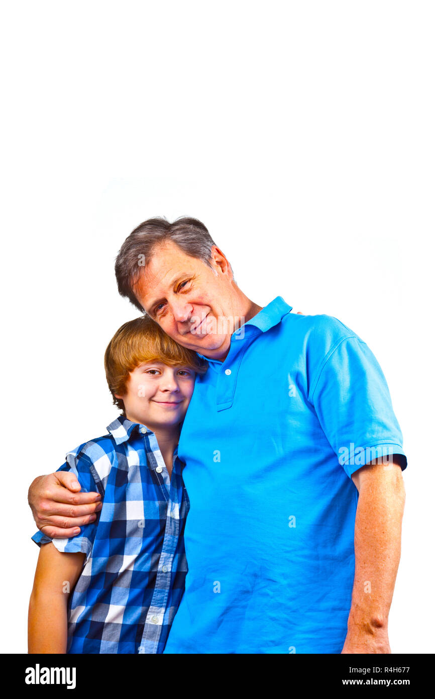 father and son hugging Stock Photo - Alamy