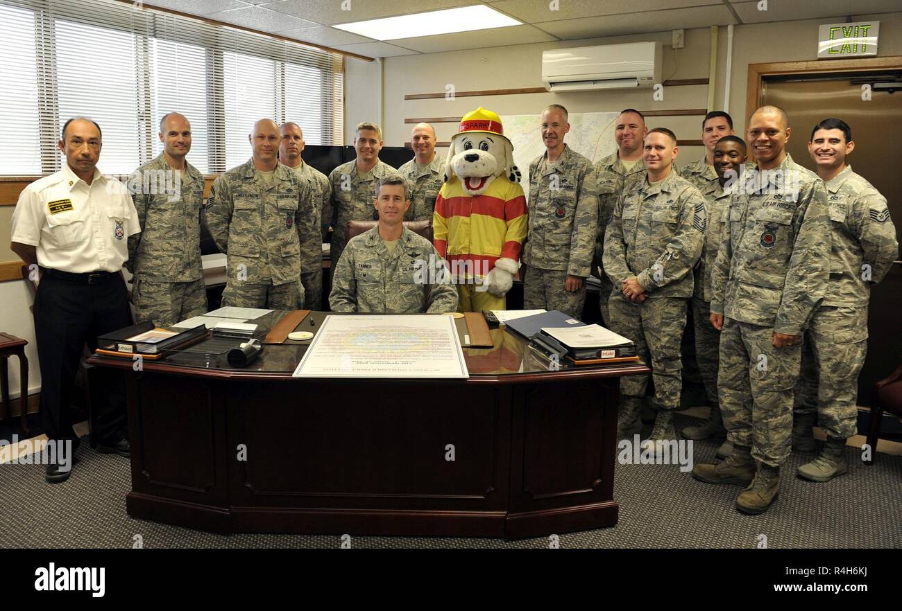 U.S. Air Force Col. Richard Tanner, 18th Wing Vice Commander and ...