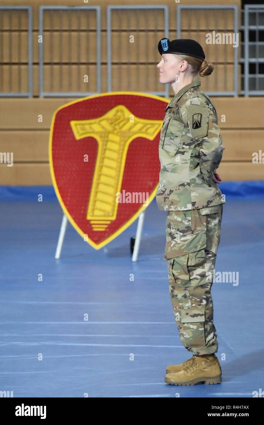 U.S. Army Capt. Sara L. Raxter, with 493rd Petroleum Support Company ...