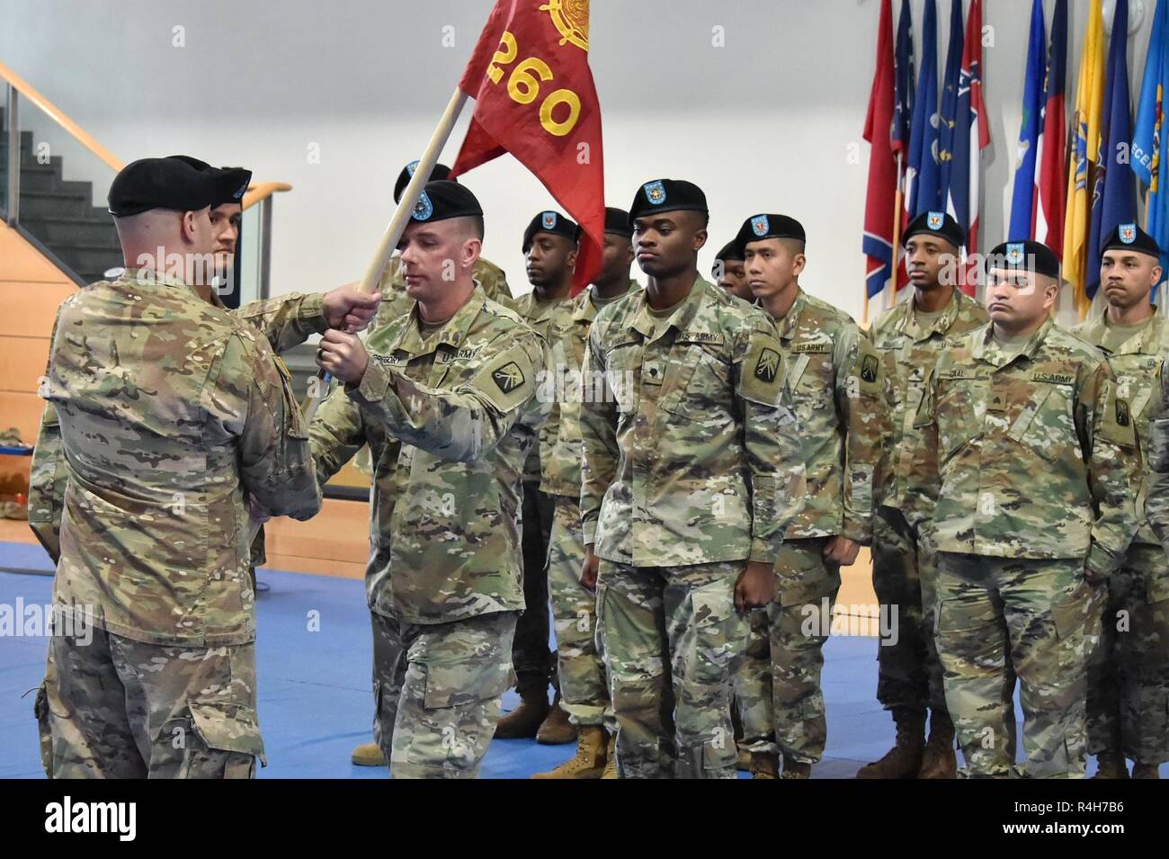 U.S. Army Sgt. 1st Class Andrew Gregory, 260th Movement Control Team ...