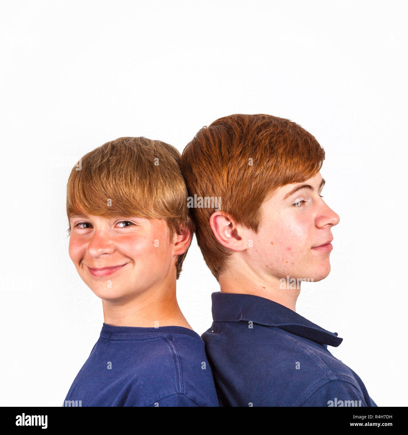 cute handsome brothers having fun together Stock Photo - Alamy