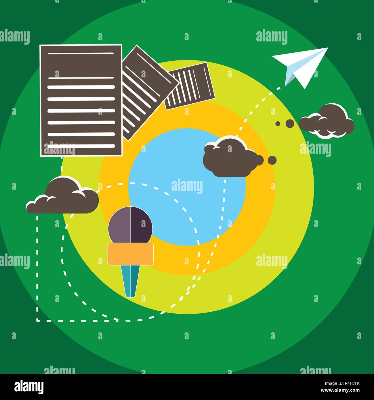 Passing thru Stock Vector Images - Alamy