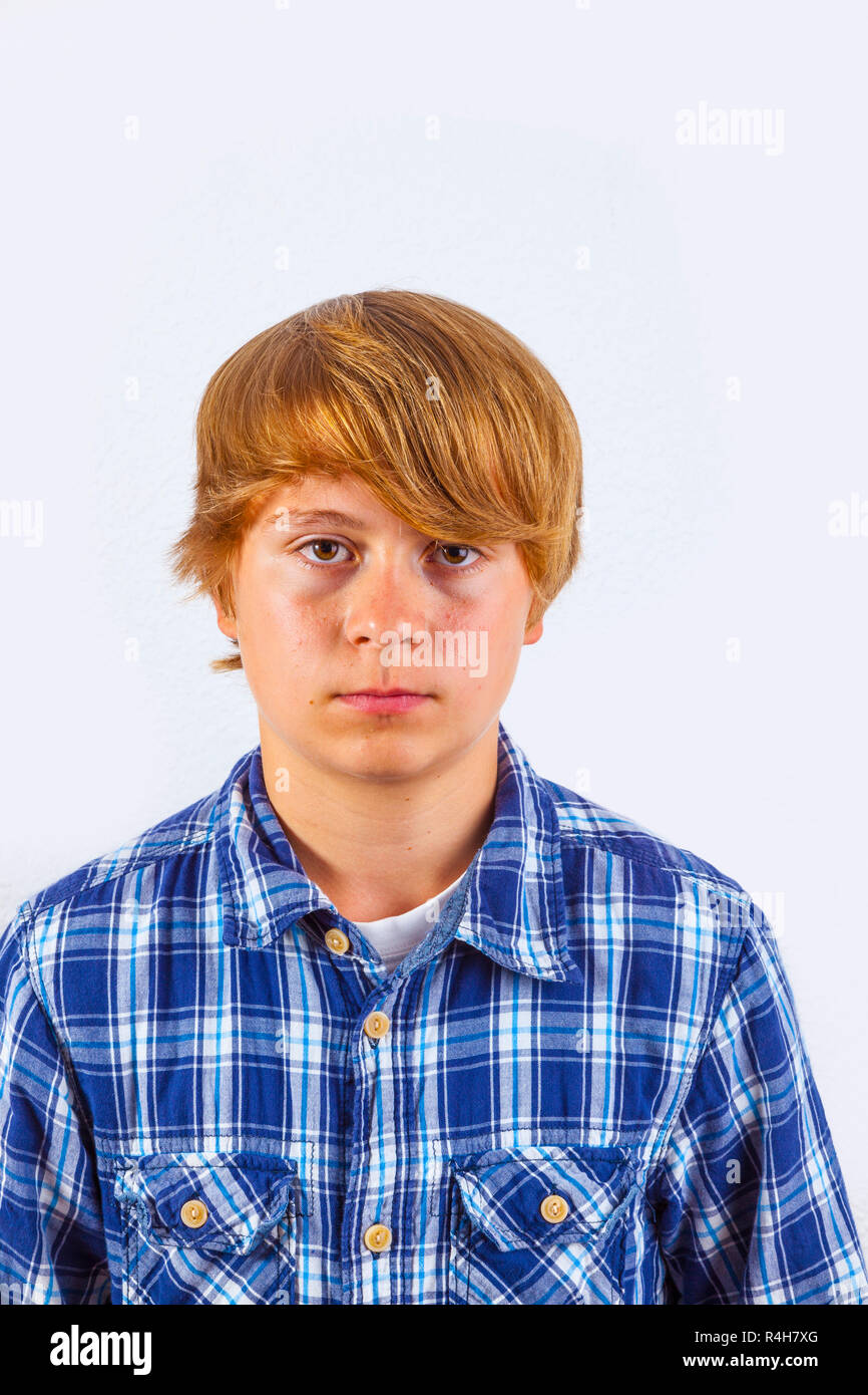 sad looking boy Stock Photo - Alamy