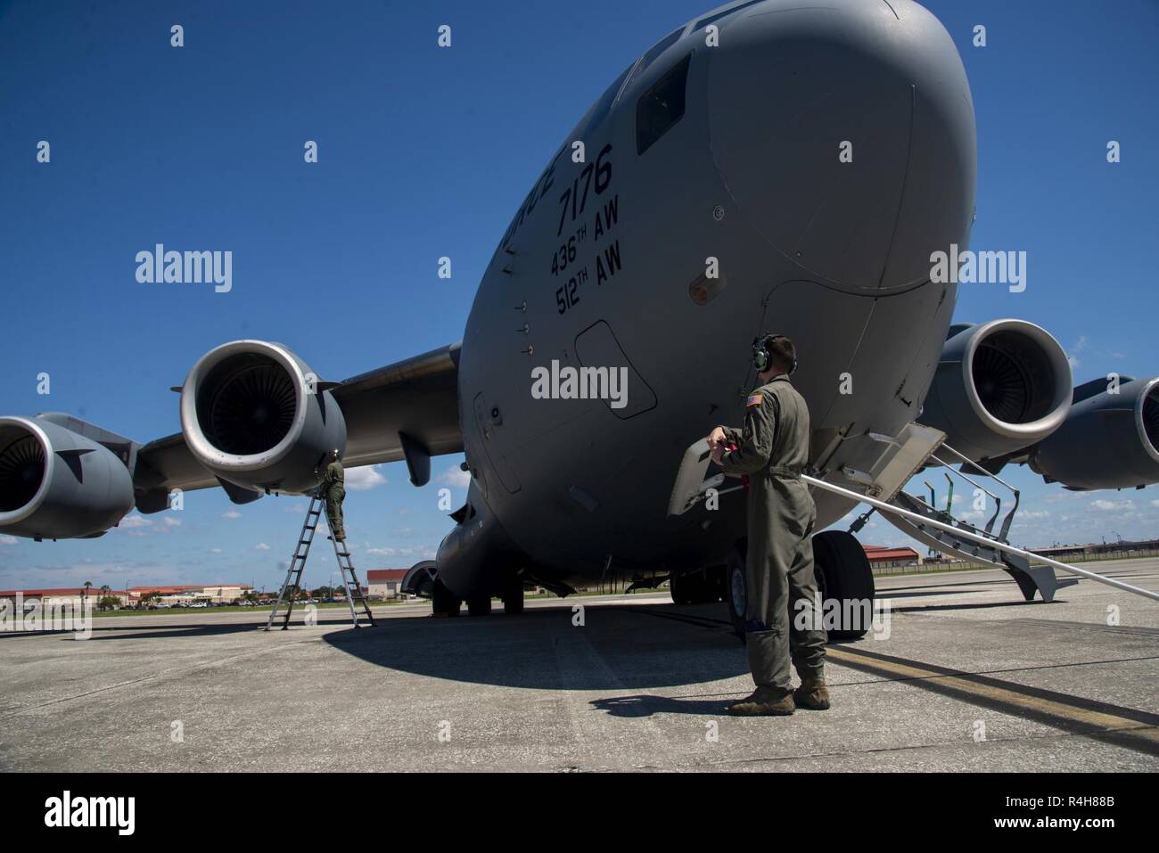 Tech. Sgt. Ronnie Vance (left), 736th Aircraft Maintenance Squadron ...