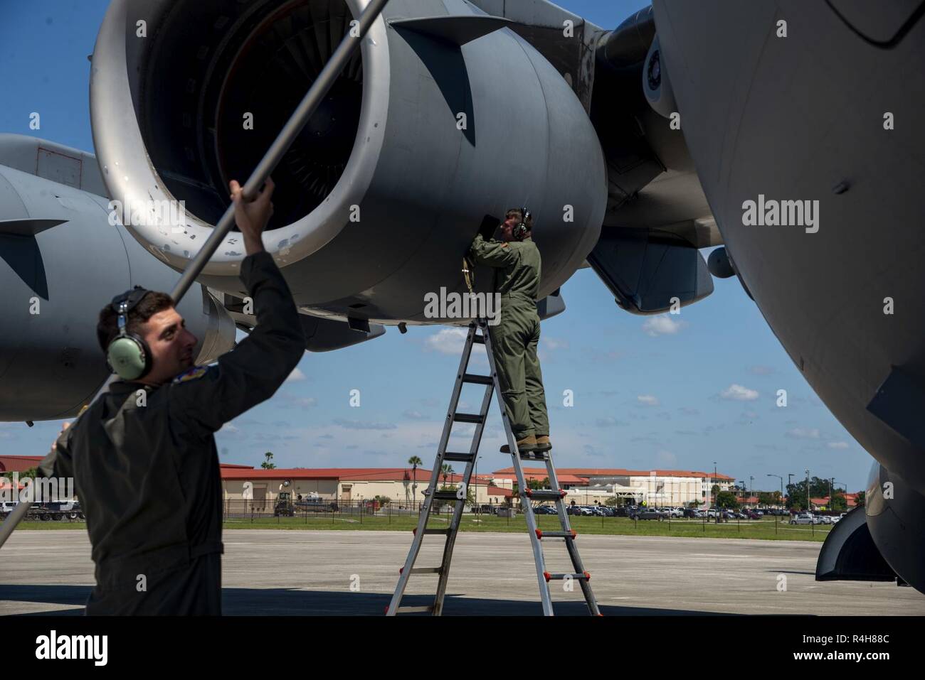 Tech. Sgt. Ronnie Vance (right), 736th Aircraft Maintenance Squadron ...