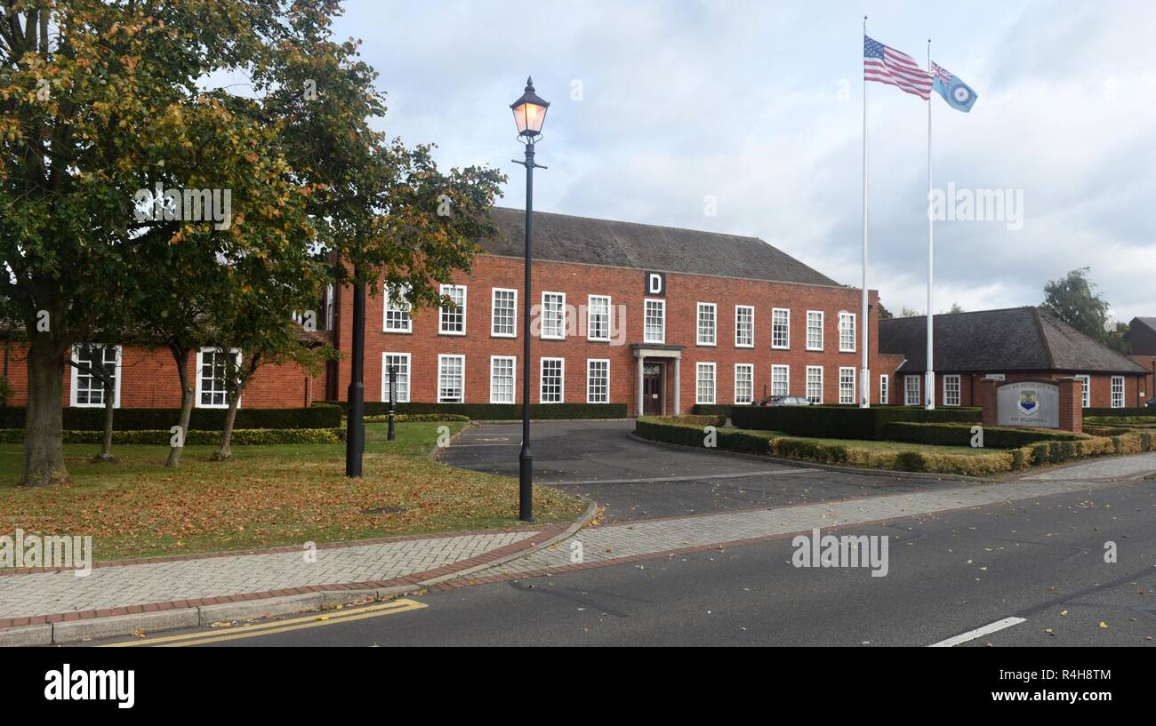 The 100th Air Refueling Headquarters, Building 239, at RAF Mildenhall ...