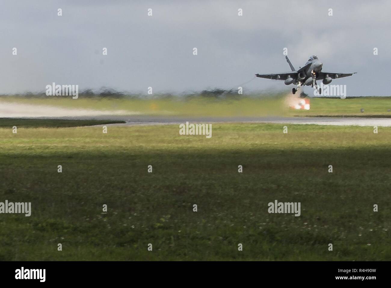 An F/A-18D Hornet with Marine All Weather Fighter Attack Squadron (VMFA ...
