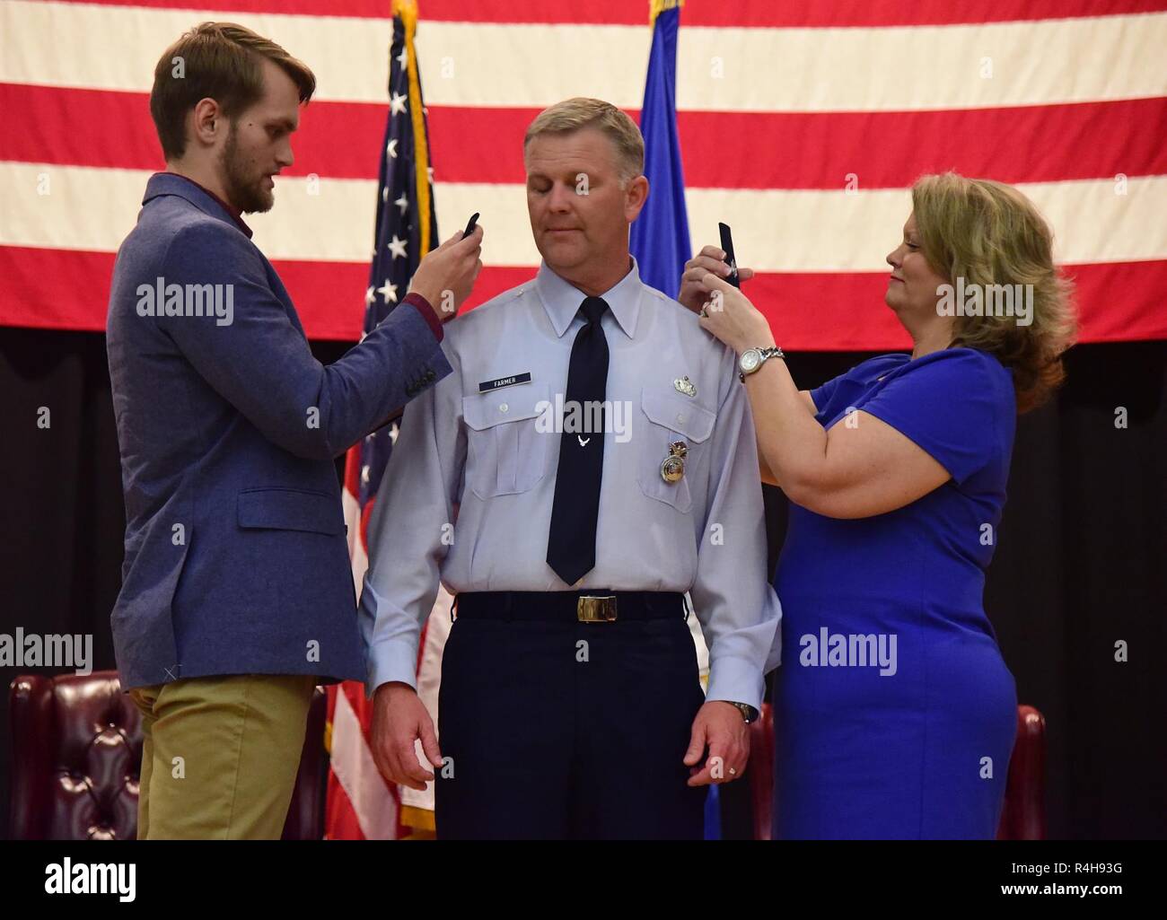 Maj. John Farmer, 22nd Security Forces Squadron commander, promotes to ...