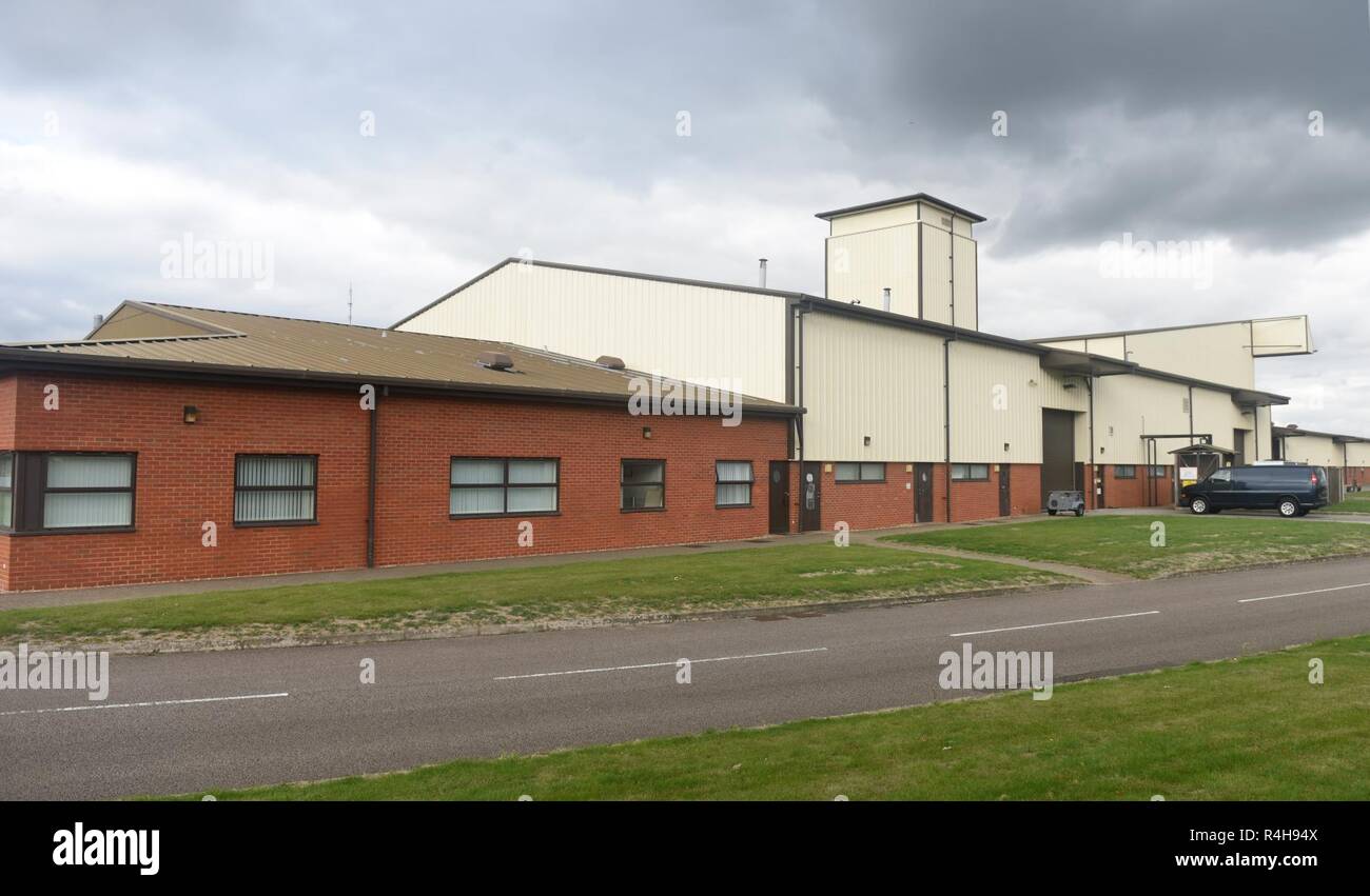 The 100th Maintenance Group, Building 814, at RAF Mildenhall, England ...