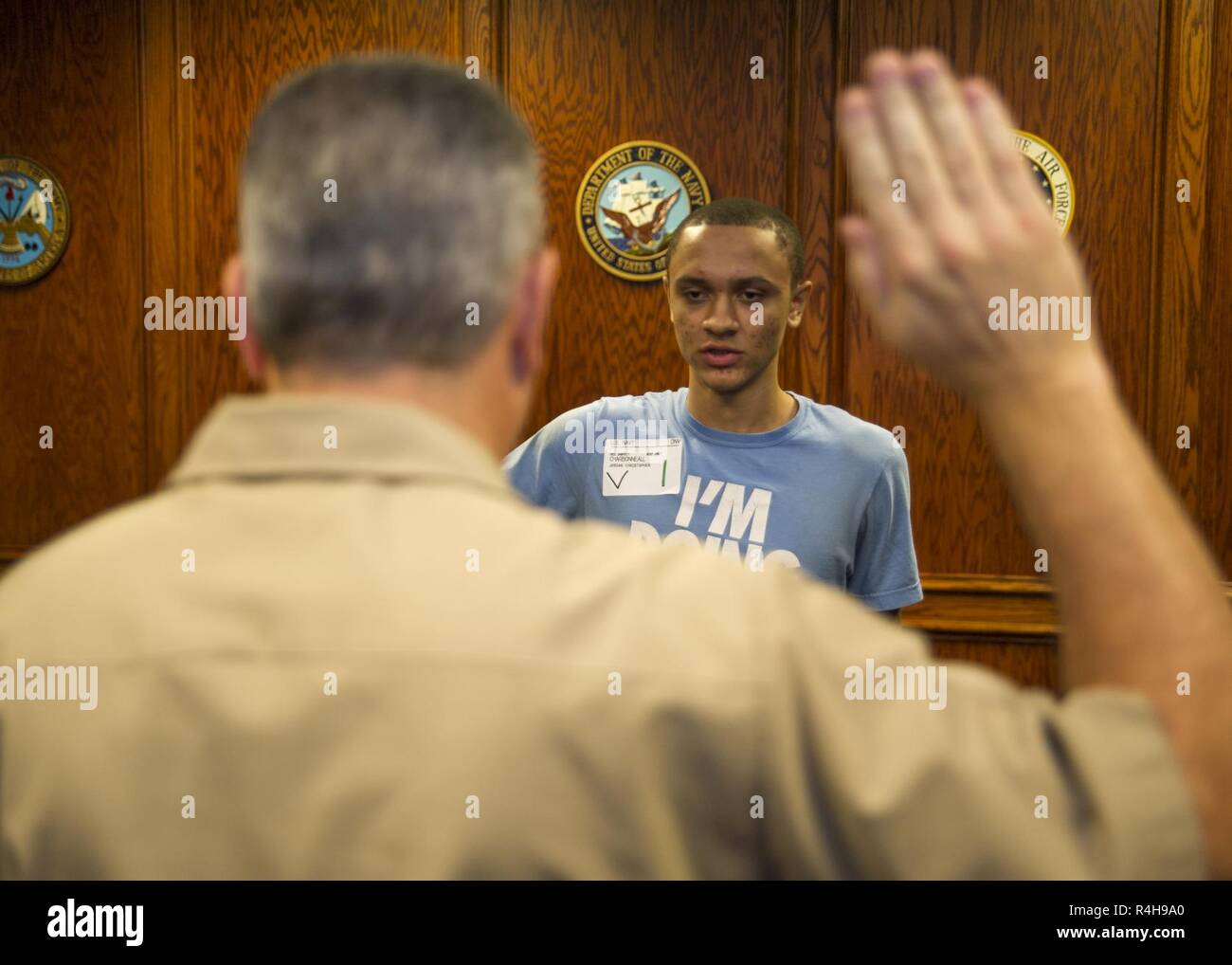 Commander of navy recruiting command nrc hi-res stock photography and ...